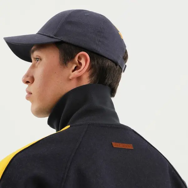 1989 STUDIO Wool Jacket With Striped Detail - Blue