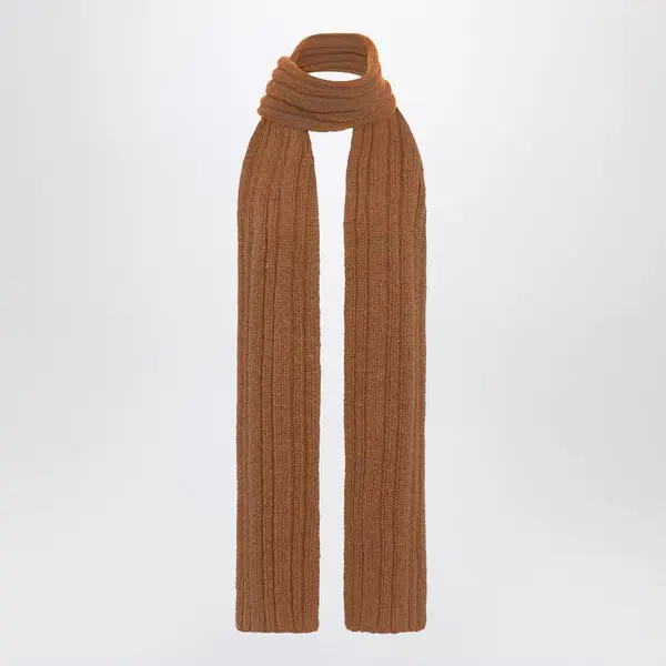THE ROW Amios Scarf In Brown Wool - Beige