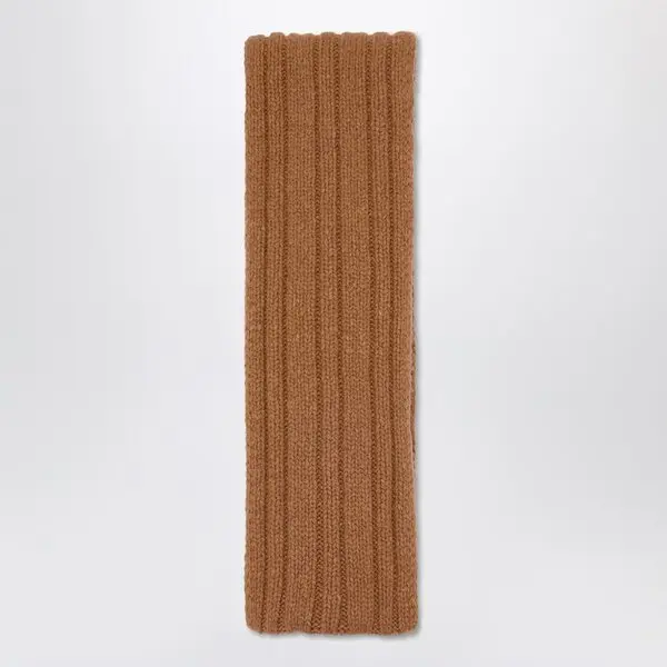 THE ROW Amios Scarf In Brown Wool