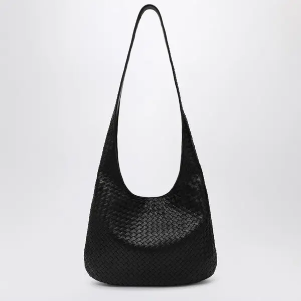 Bottega Veneta Large Woven Veneto Bag - Black
