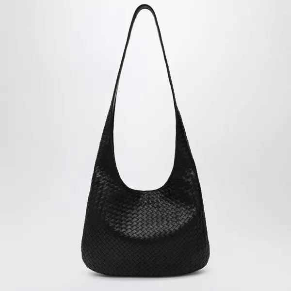 Bottega Veneta Large Woven Veneto Bag - Black