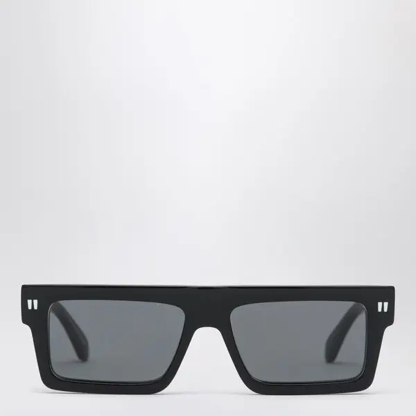 Off-White Rectangular Frame Sunglasses - Black