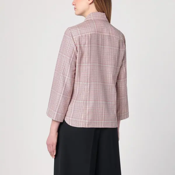 Bottega Veneta Checked Viscose Blend Shirt