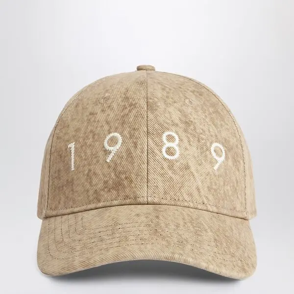 1989 STUDIO Camo Baseball Cap - Beige