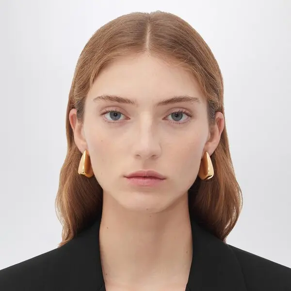 Bottega Veneta Fin Stud Earrings