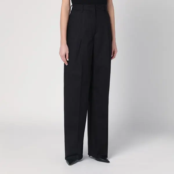 THELATEST Wide Axel Trousers - Black