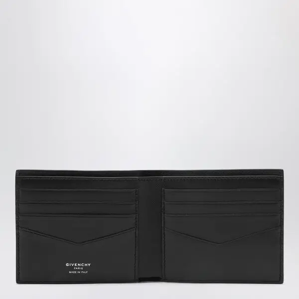 Givenchy Leather Bi-fold Wallet - Black