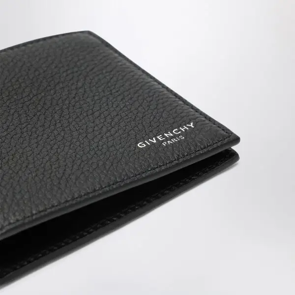 Givenchy Leather Bi-fold Wallet - Black
