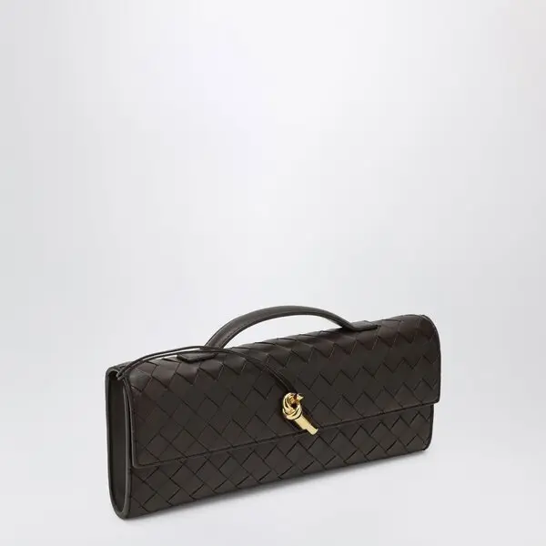 Bottega Veneta Andiamo Clutch - Brown