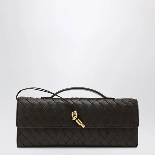 Bottega Veneta Andiamo Clutch - Brown