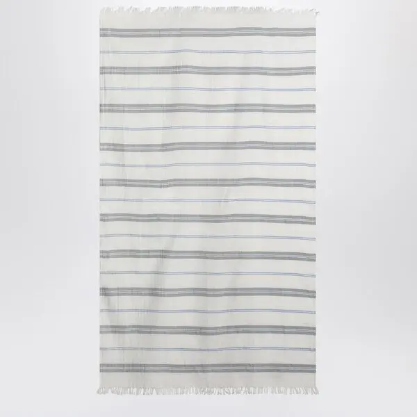 TEKLA Beach Towel With Striped Pattern