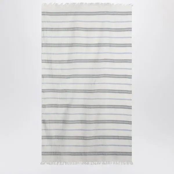 TEKLA Beach Towel With Striped Pattern