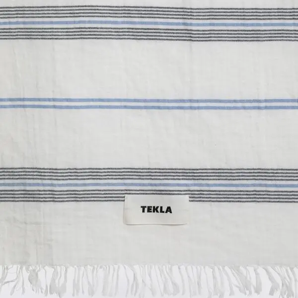 TEKLA Beach Towel With Striped Pattern
