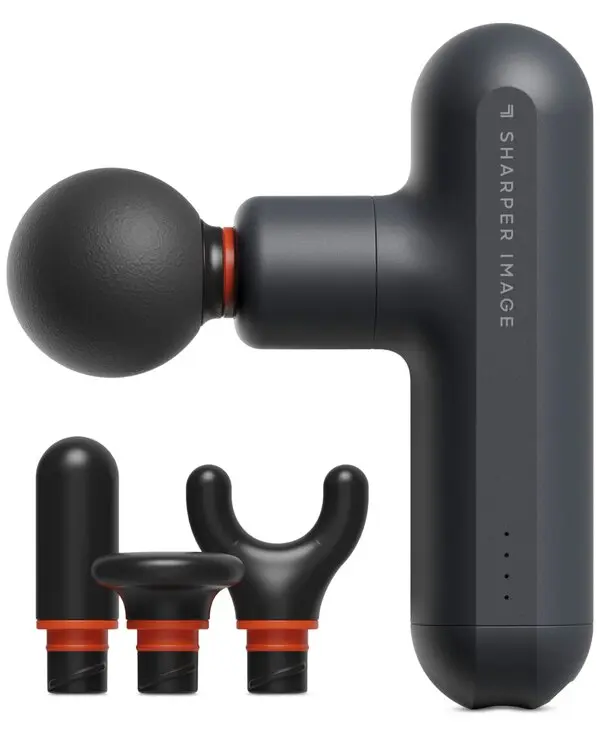 SHARPER IMAGE Powerboost Move Aero Portable Percussion Massager - Grey