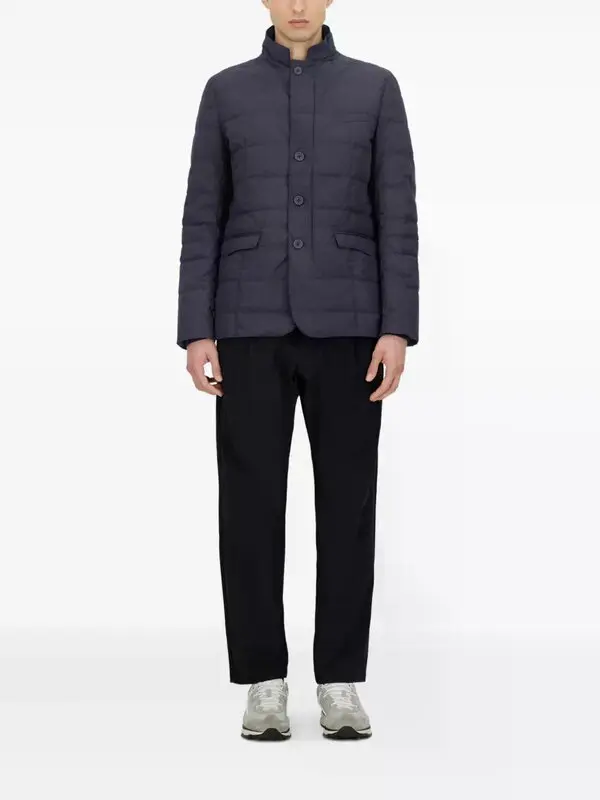 Herno Quilted Button-fastening Jacket