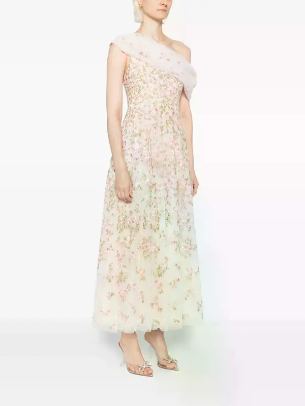 NEEDLE & THREAD Everette Bloom Gown - Neutrals