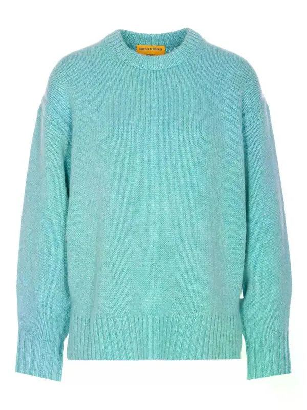 Guest In Residence Cashmere Crew Neck Sweater - Blue