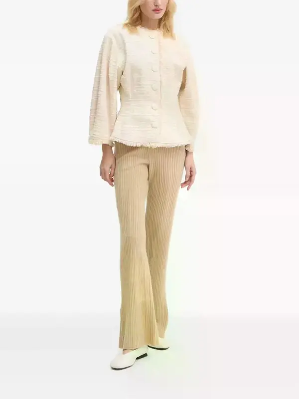 BY MALENE BIRGER Button Fringed Jacket