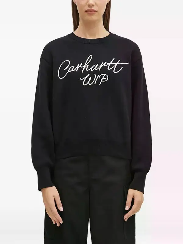 Carhartt Work In Progress Logo Sweater
