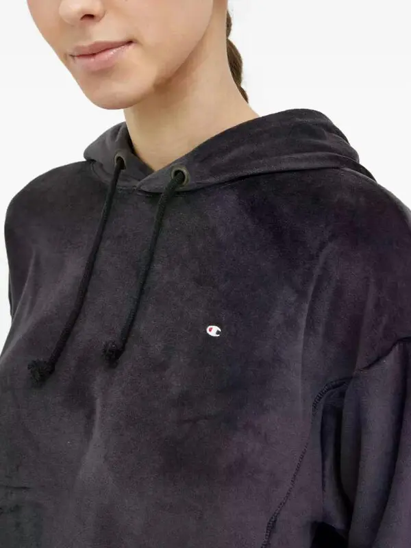 Champion Logo Drawstring Hoodie
