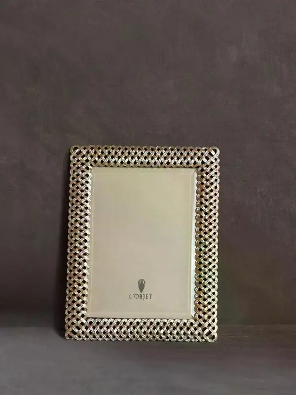 L'Objet Braid Frame - Silver