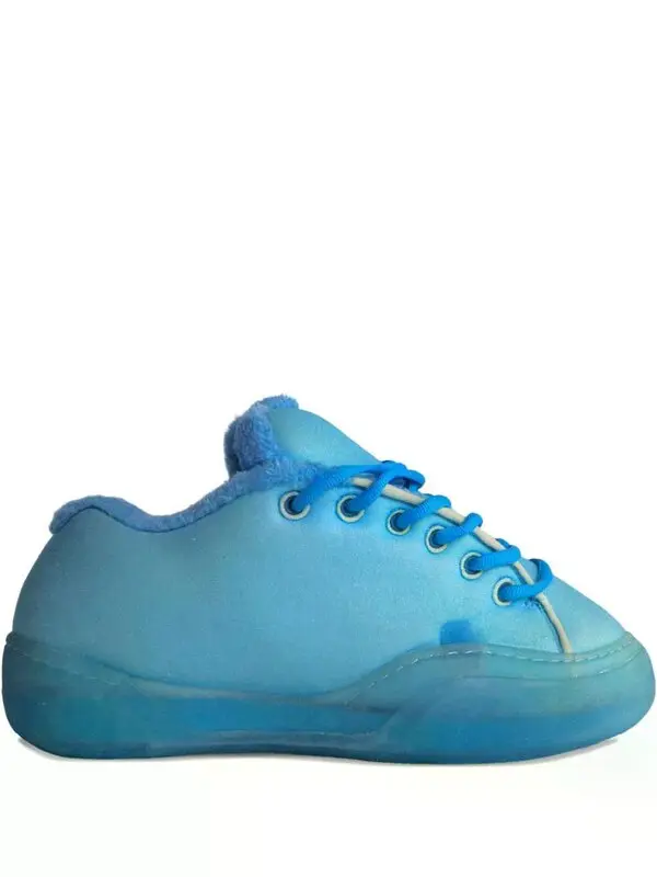ERL Skate Faux-fur Trim Sneakers - Blue