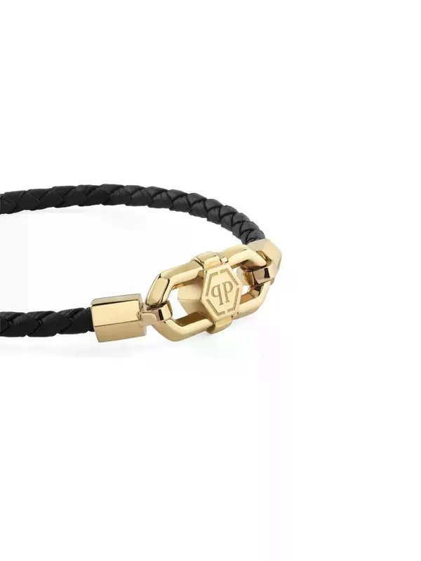Philipp Plein Plein Edge Braided Bracelet