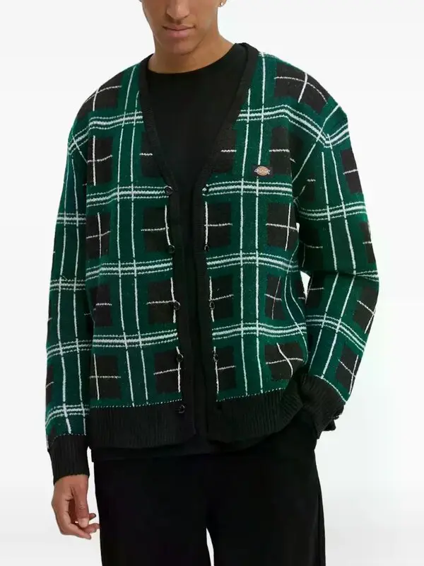 Dickies Plaid Cardigan