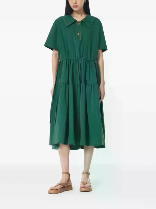 STUDIO TOMBOY Tiered Shirt Dress