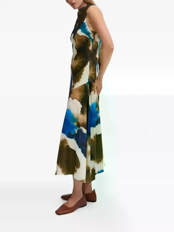 Dkny Tie-dye Midi Dress
