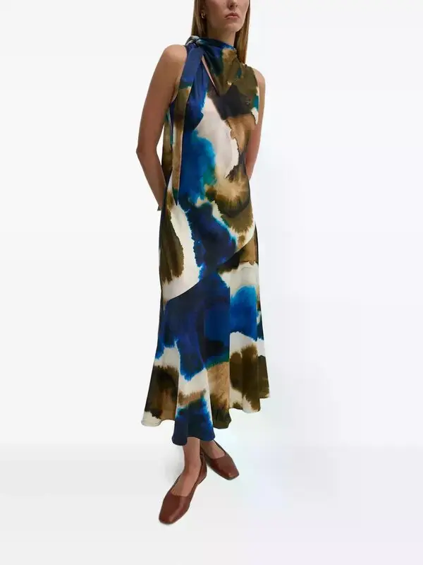 Dkny Tie-dye Midi Dress