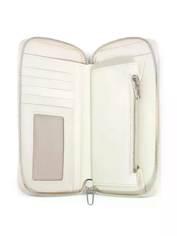 Bimba Y Lola Logo-print Zip-around Wallet - Neutrals