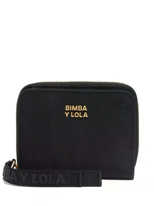 Bimba Y Lola Zip-around Wrist-strap Wallet - Black
