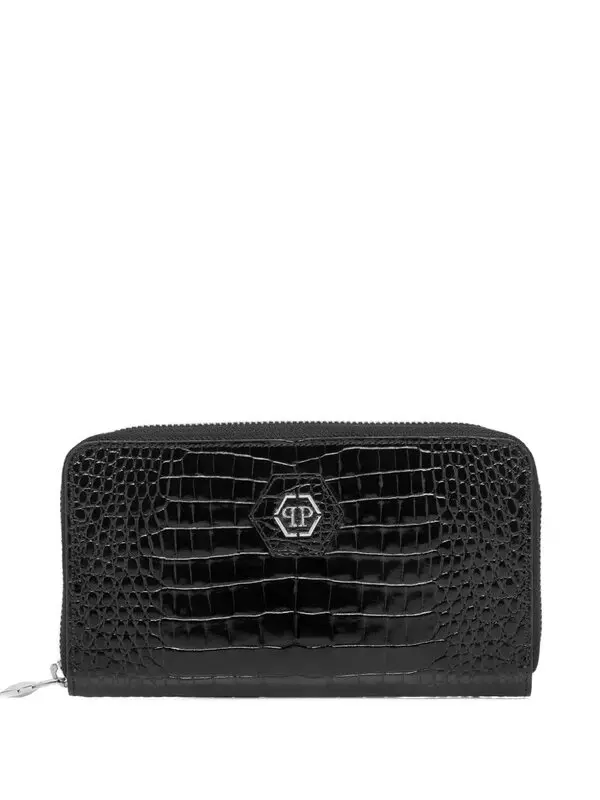 Philipp Plein Cocco Wallet - Black