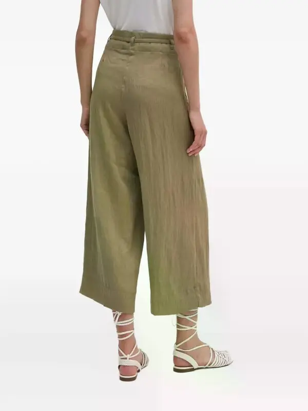 Dkny Tie-waist Pleated Trousers