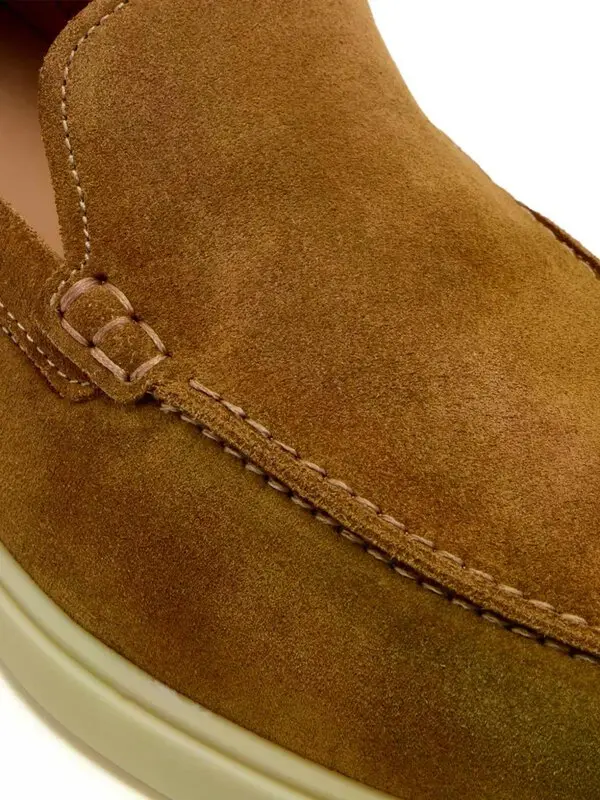 Magnanni Suede Loafers - Brown