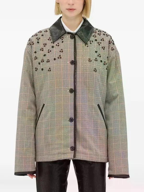 MSGM Check-pattern Coat