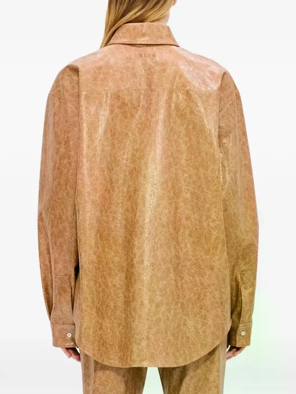 MSGM Collared Zip-up Coat