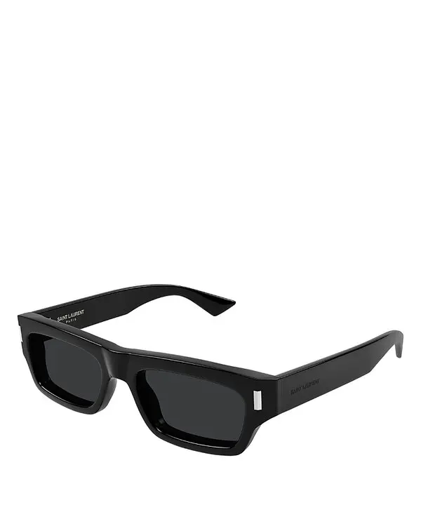 Saint Laurent Rectangular Sunglasses - Black