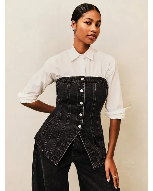 LEVI'S Tailored Bustier Top