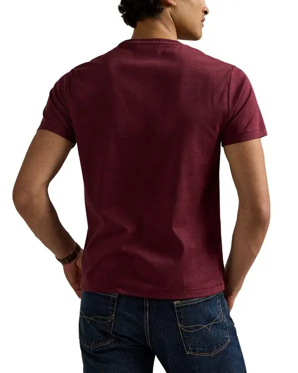 Polo Ralph Lauren Cotton Embroidered Logo Tee - Red