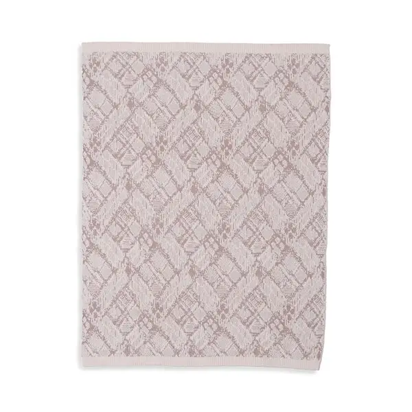 Barefoot Dreams Cozychic Graphic Texture Throw, 54 X 72 - Cream-taupe