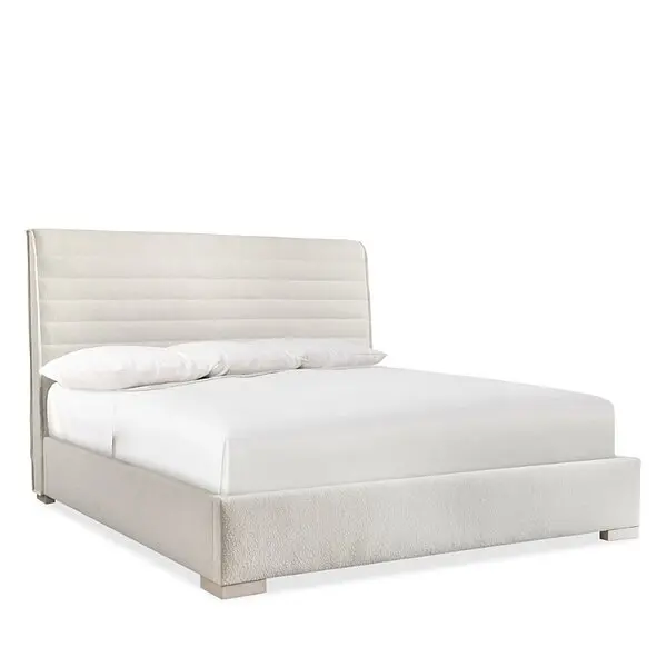 BERNHARDT Sereno Panel Bed, King - Gray