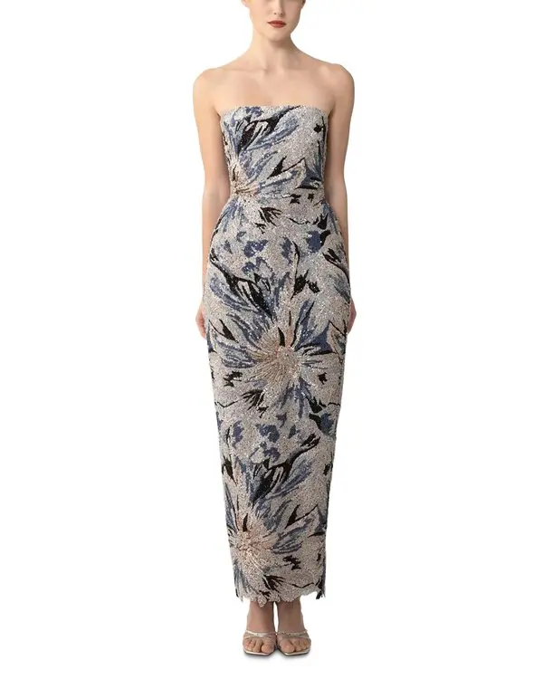 SAU LEE Meryl Sequined Gown