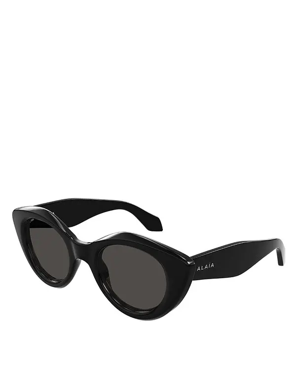 Alaïa 50mm Cat Eye Sunglasses - Black