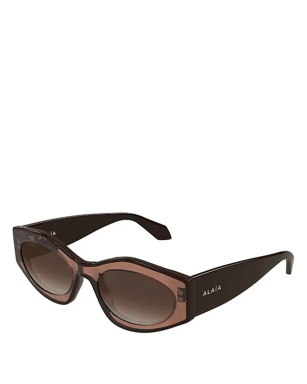 Alaïa Cat Eye Sunglasses - Brown