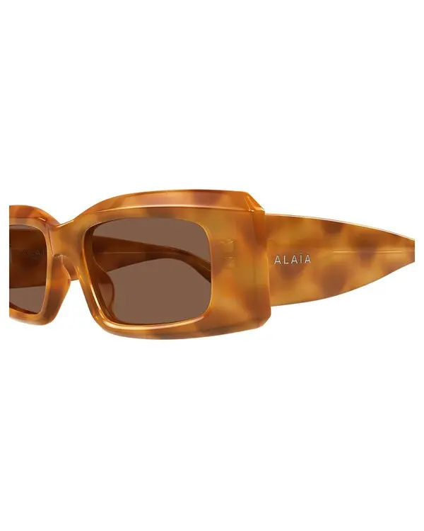 Alaïa Rectangular Sunglasses, 53mm