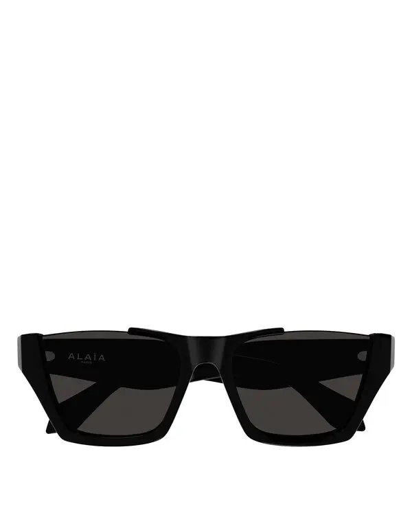 Alaïa Rectangular Sunglasses, 58mm