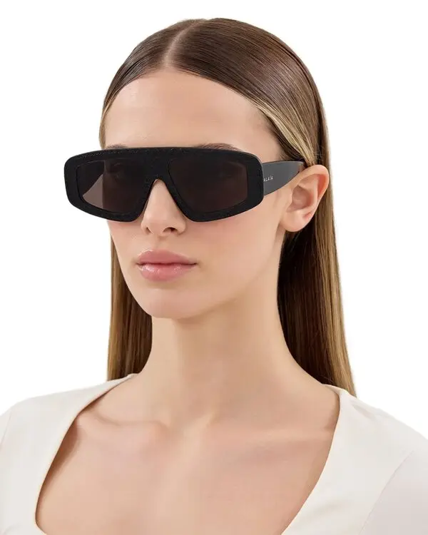 Alaïa Mask Sunglasses, 99mm