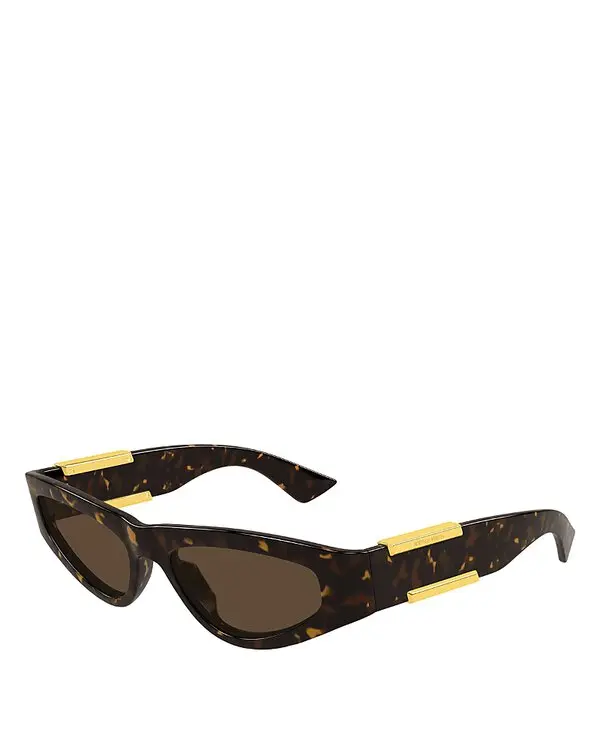Bottega Veneta Cat Eye Sunglasses, 53mm - Avana